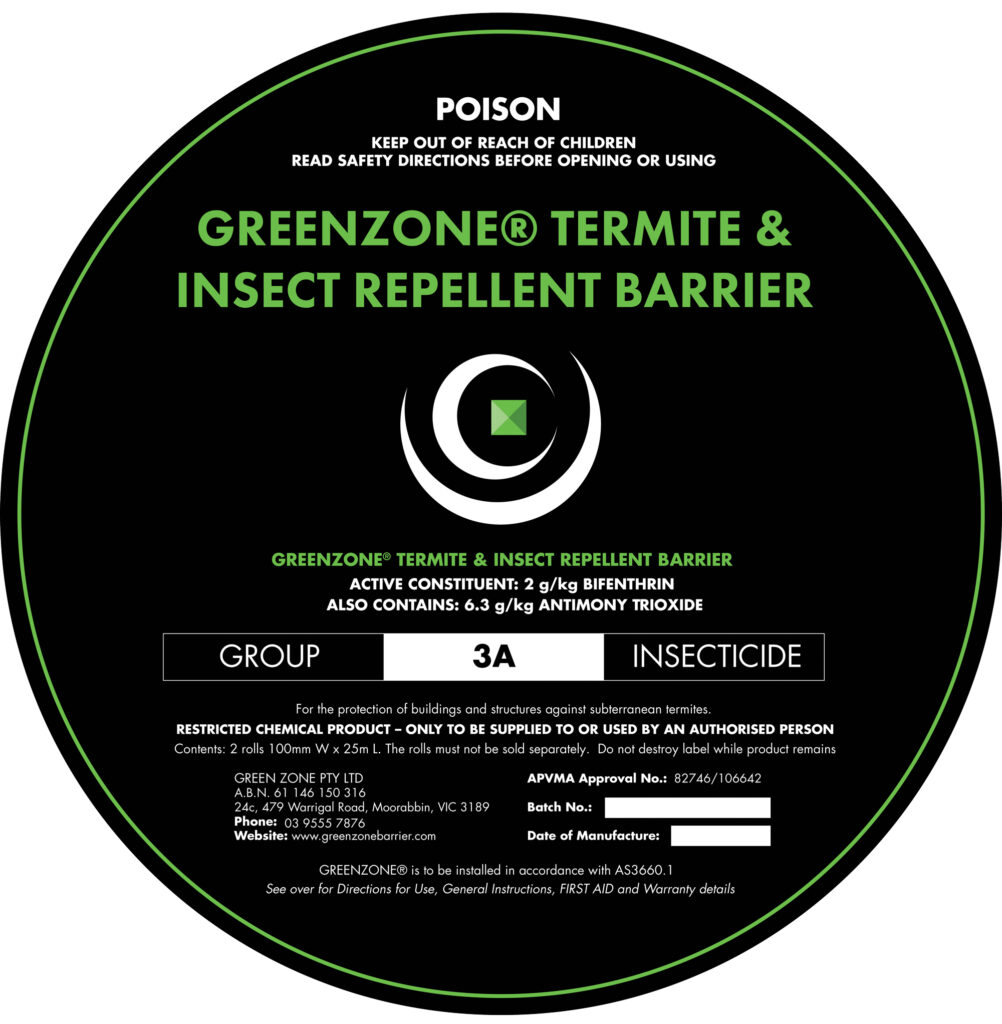 Product Information - Greenzone Termite Barrier